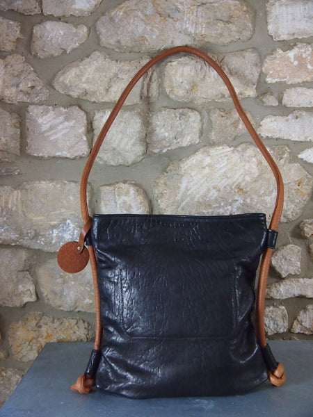 Hamimi Hayat Backpack/Shoulder Bag Black/Tan – Medina Trading